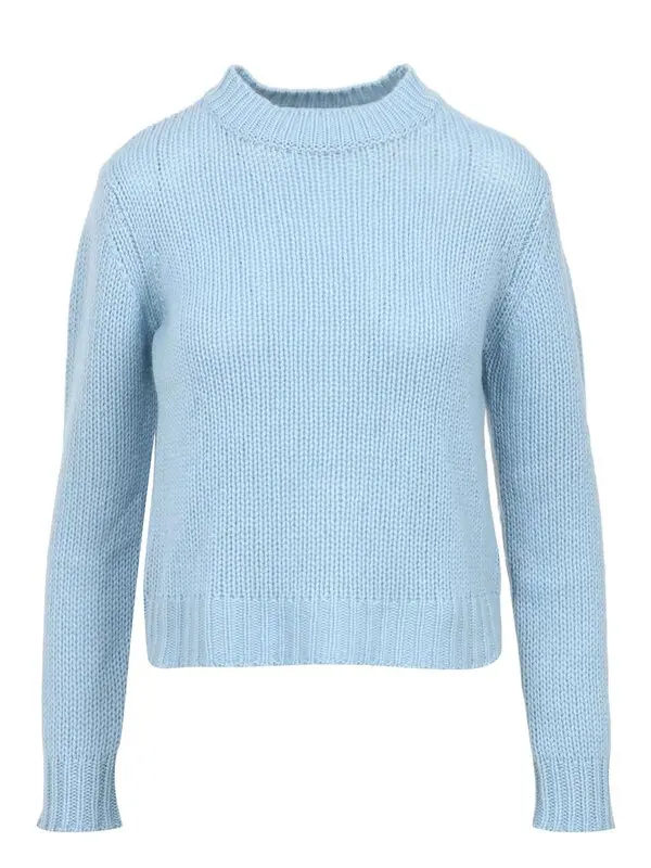 Max Mara Cashmere Knit Crew Neck Sweater - Carta Da Zucchero
