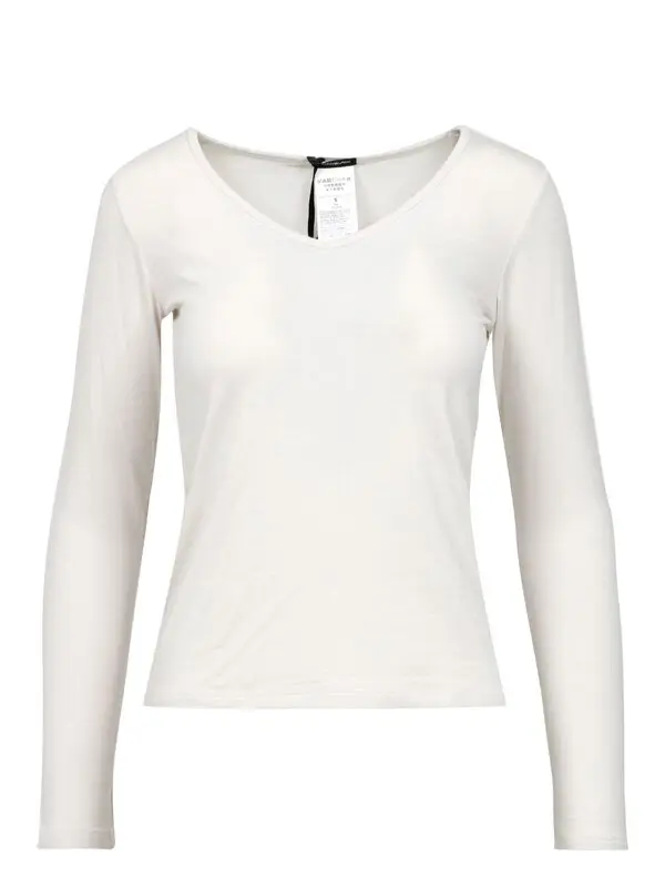 PENNY BLACK Stretch Viscose Jersey Top - White