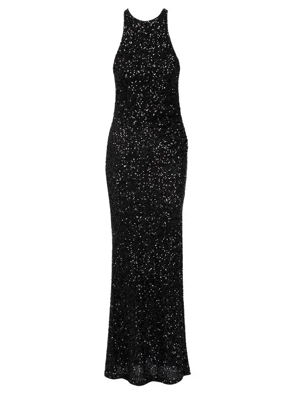 ANIYE BY Sequin Gown - Black