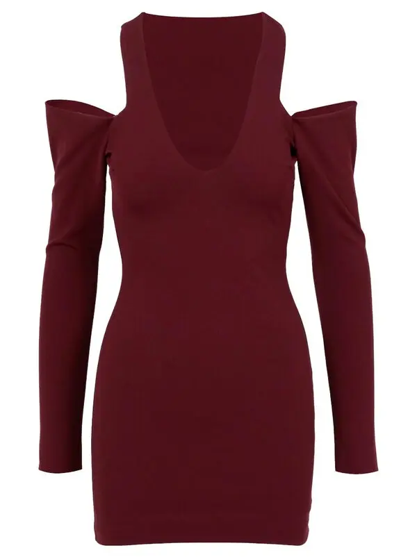 ANIYE BY Screppino Mini Dress - Rosso Amaranto