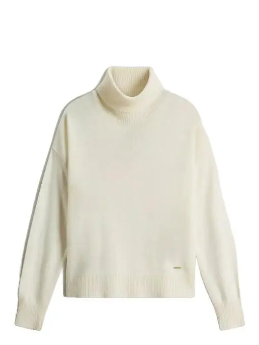Woolrich Comfort Wool Cashmere Turtleneck - Beige