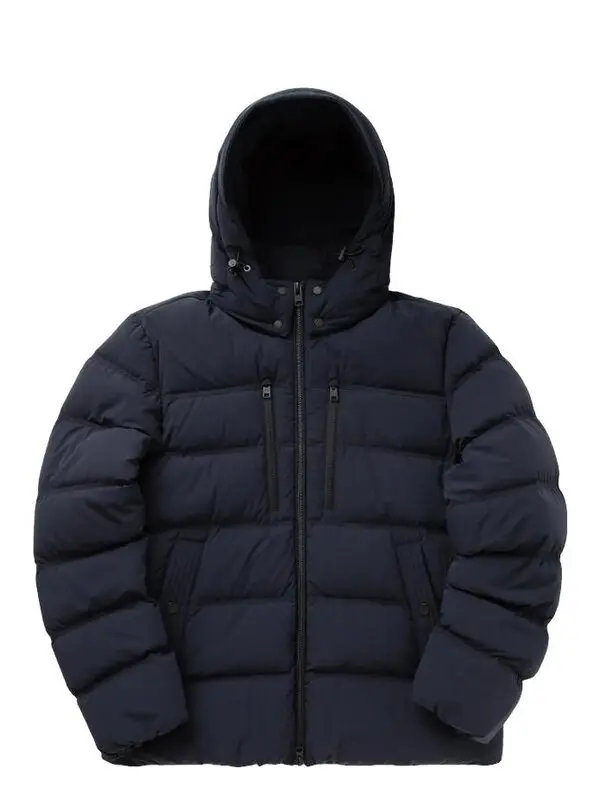 Woolrich Matt Stretch Puffer Jacket - Blue