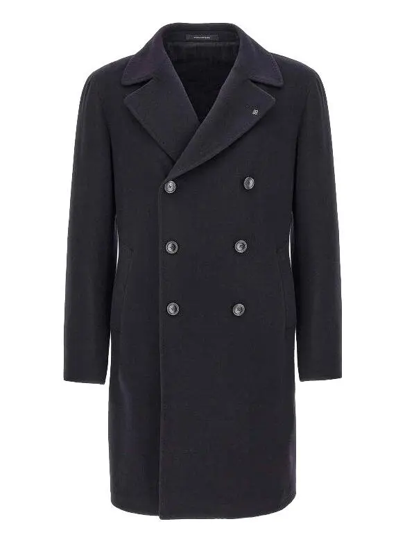 Tagliatore Arden Double-breasted Coat - Blue
