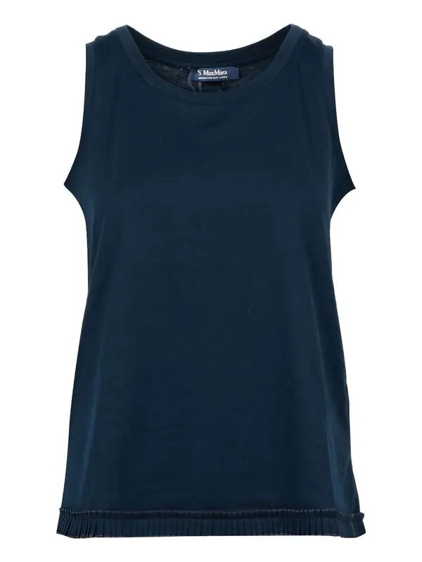 Max Mara Cotton T-shirt - Blue