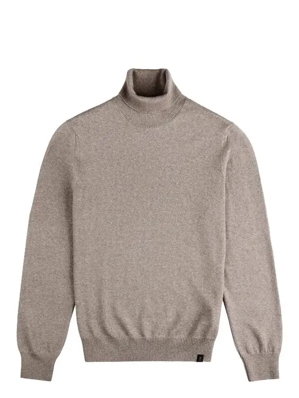 FAY Wool Turtleneck Sweater - Beige