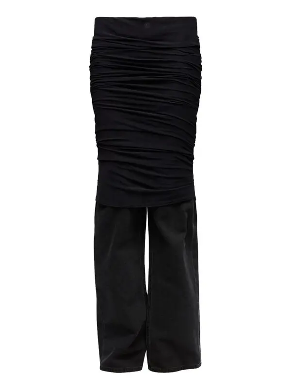 MAISON MARGIELA High-rise Detail Trousers - Black