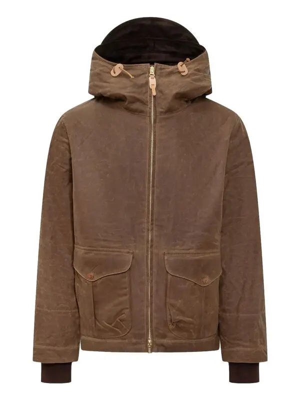 MANIFATTURA CECCARELLI Hooded Coat - Dark Tan