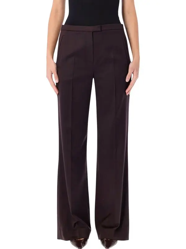 Magda Butrym Straight-leg Wool Trousers - Purple