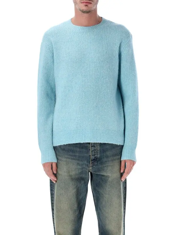 SUNFLOWER Yak And Wool Blend Sweater - Artic Blue