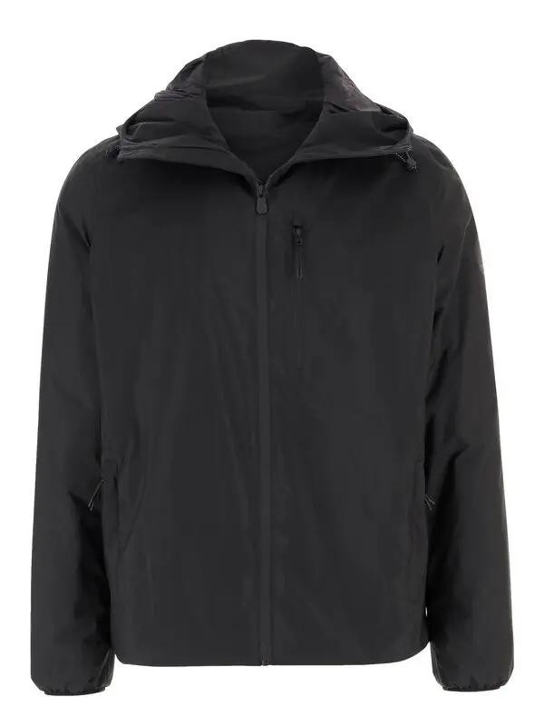 SAVE THE DUCK Lightweight Jacket With Adjustable Hood And Chest Pocket - Black