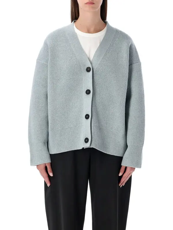 Studio Nicholson The Whitt Cardigan - Mist Light Blue