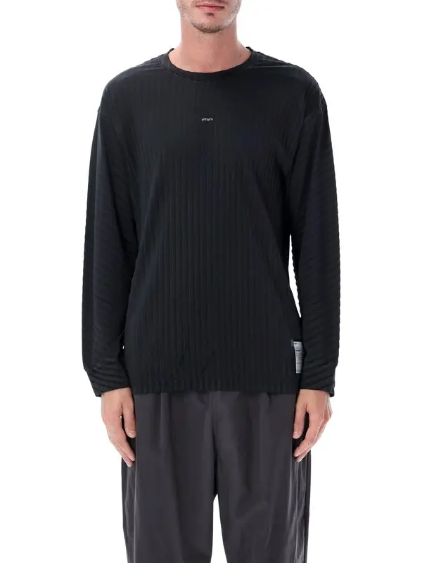 Satisfy Long Sleeve Pleated T-shirt - Black