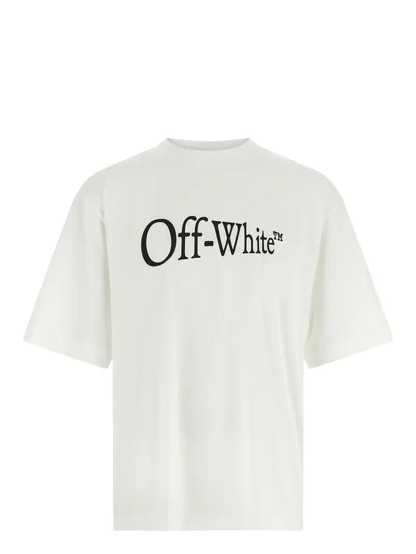 Off White Run Arrow' T Shirt - White/black
