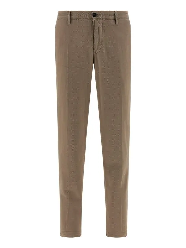 Incotex Honeycomb Trousers - Beige