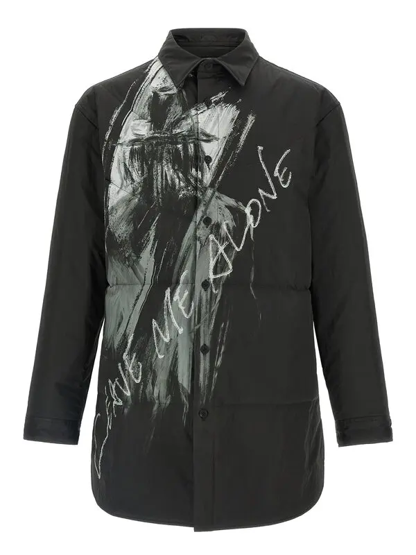 Yohji Yamamoto Padded Overshirt - Black