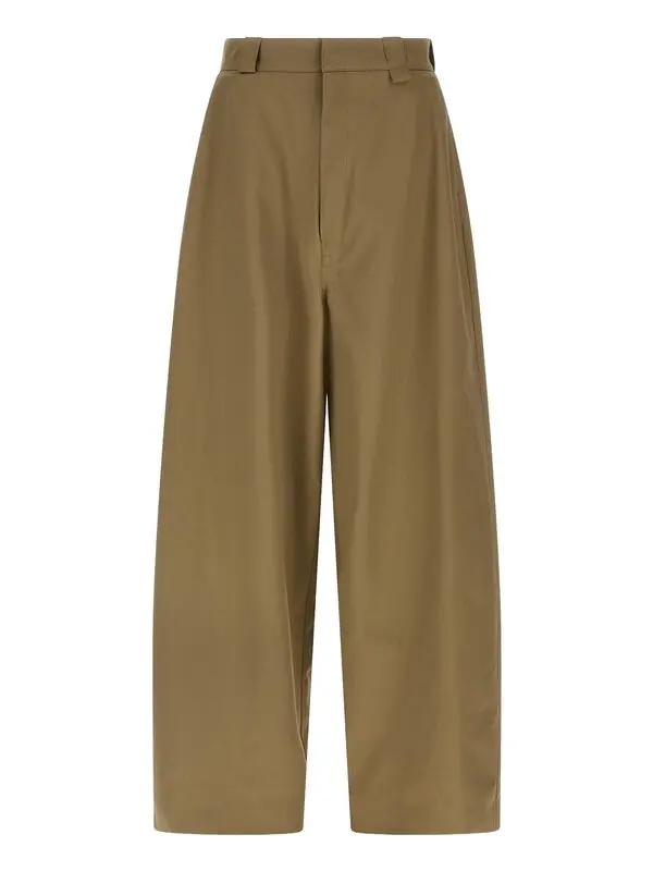 WILLY CHAVARRIA Wide Leg Chinos - Beige