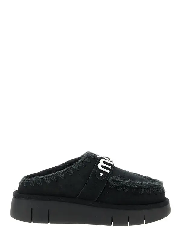 Mou Bounce Clog Sabots - Black