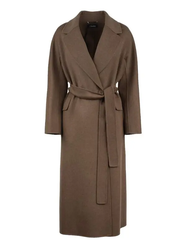 Max Mara Virgin Wool Overcoat - Brown