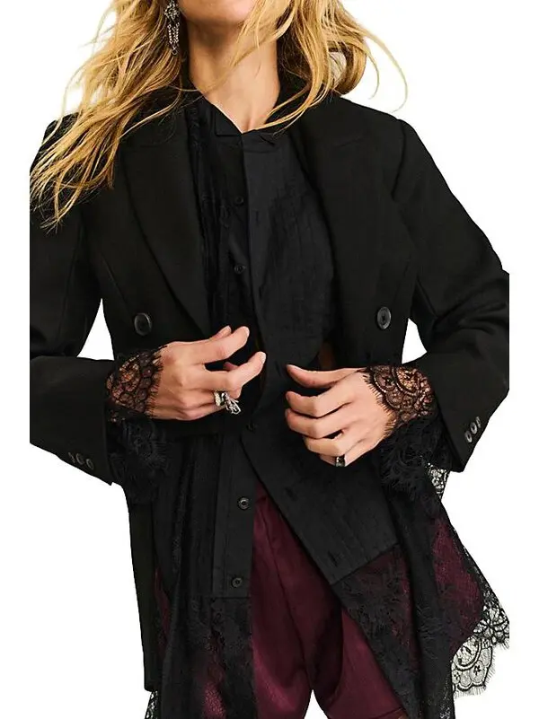 BALI Ophelia Tuxedo Top - Black