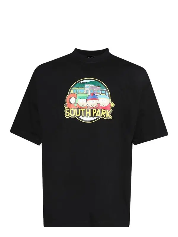 Vetements Southpark Oversized Tee - Black