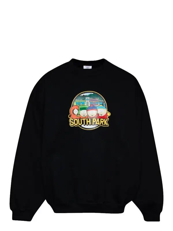 Vetements Southpark Oversized Sweatshirt - Black