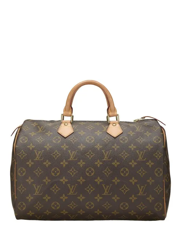 LOUIS VUITTON Monogram Speedy 35 - Brown