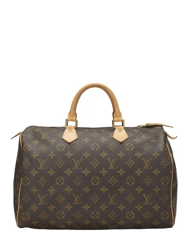 LOUIS VUITTON Monogram Speedy 35 - Brown
