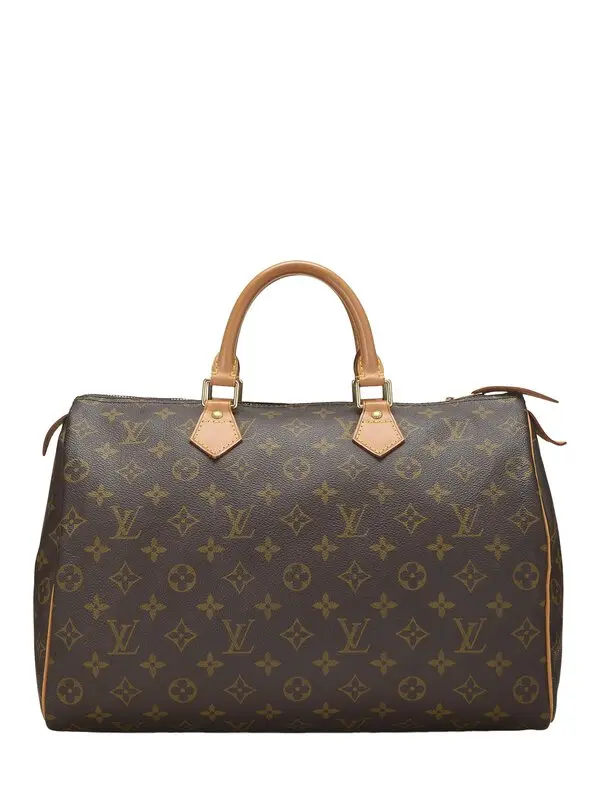 LOUIS VUITTON Monogram Speedy 35 - Brown