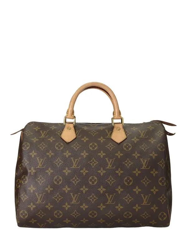 LOUIS VUITTON Monogram Speedy 35 - Brown