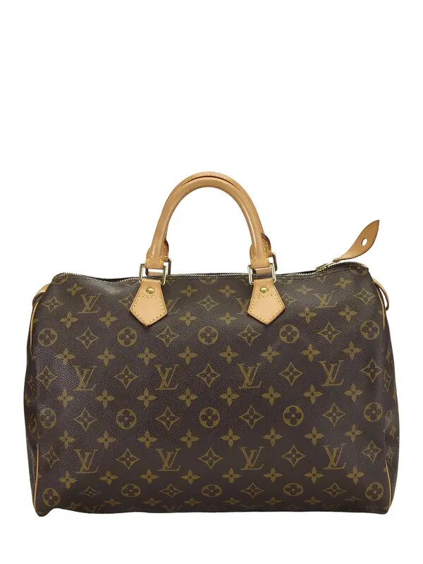 LOUIS VUITTON Monogram Speedy 35 - Brown
