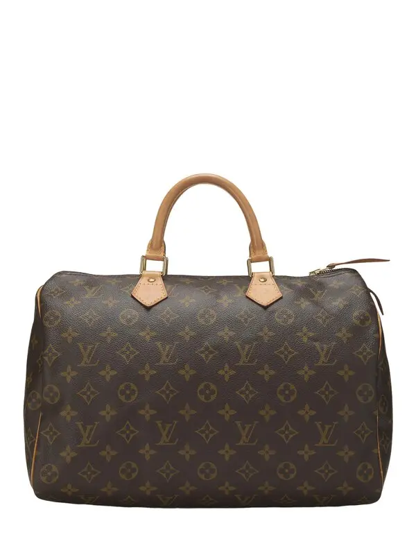 LOUIS VUITTON Monogram Speedy 35 - Brown