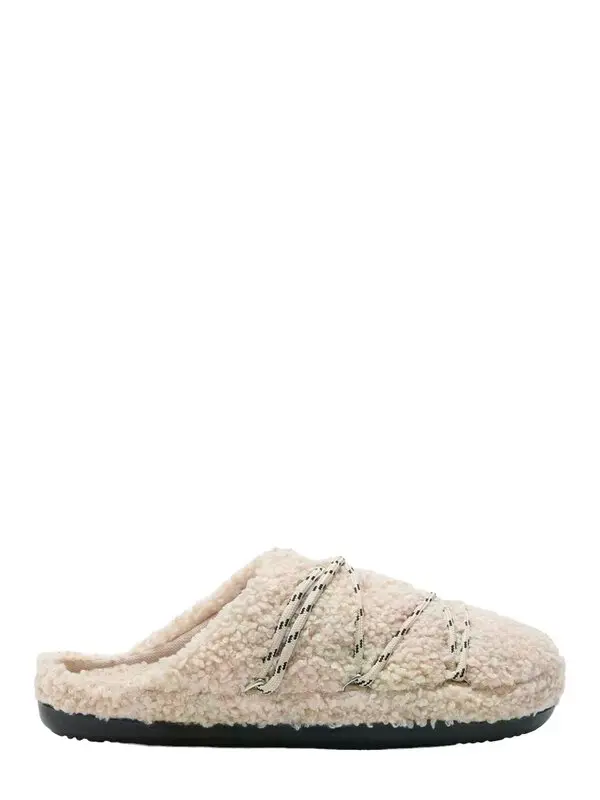 Moon Boot Teddy Cozy Slippers - Neutrals