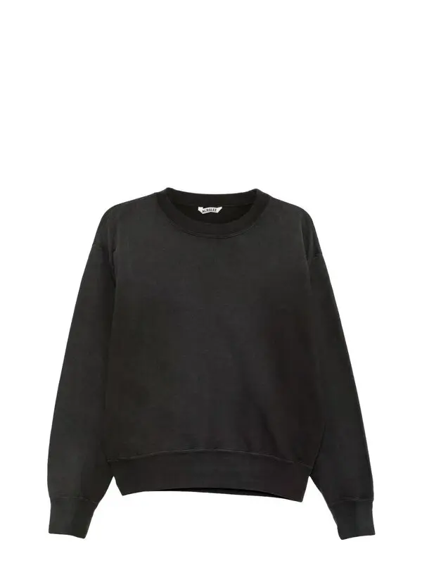 Auralee Dyed Pima Sweatshirt - Grey