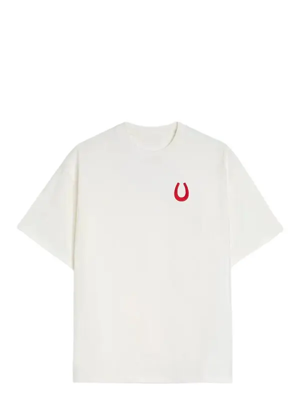JIL SANDER Crew-neck T-shirt With Embroidered Detail - Neutrals