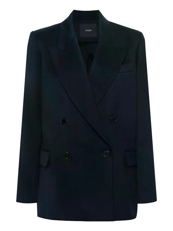 JOSEPH Jaden Virgin-wool Blazer - Blue