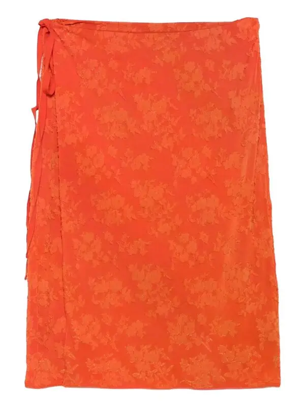 SIR. Blanca Midi Skirt - Orange