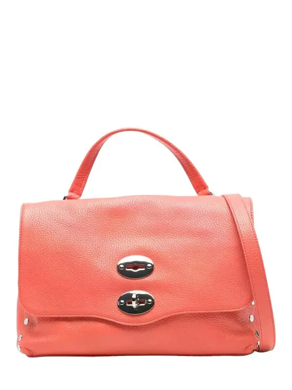 ZANELLATO Postina Daily Studded Turn-lock Tote Bag - Red