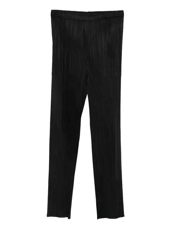 Issey Miyake Monthly Colors : September Pleated Trousers - Black