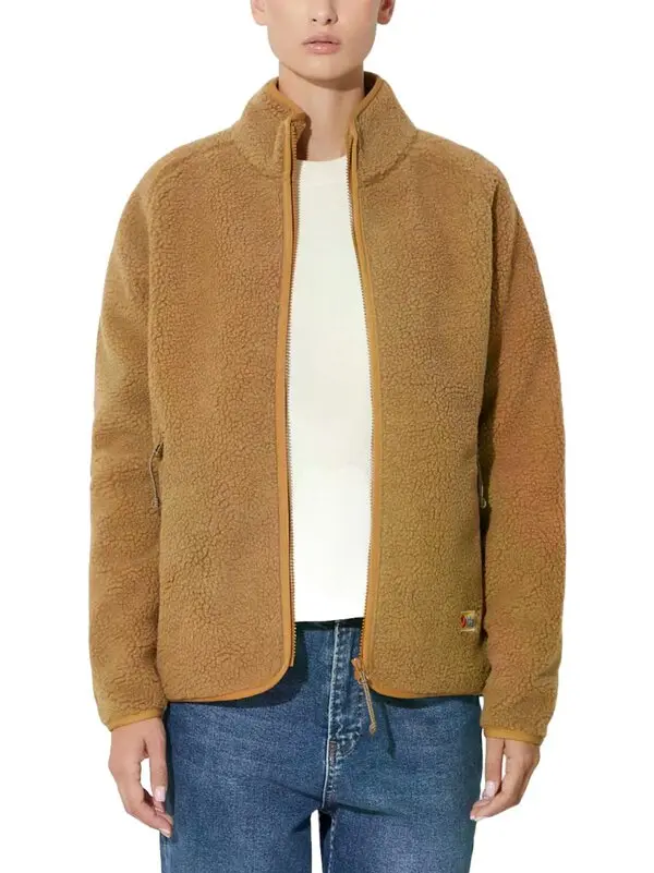 Fjallraven Vardag Zip-up Fleece Jacket - Brown