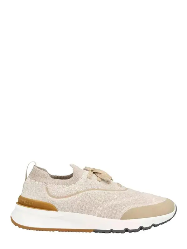 Brunello Cucinelli Lace-up Detail Sneakers - Neutrals