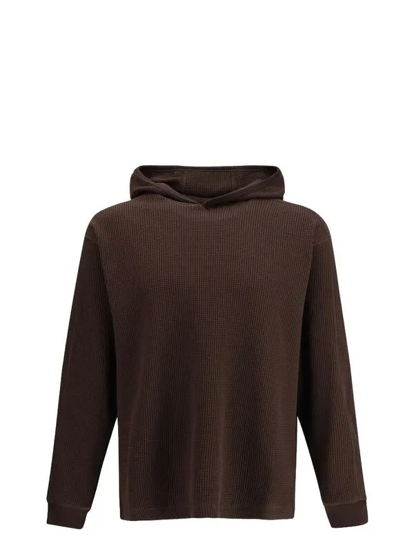 Herno Honeycomb Cotton Jersey Sweatshirt - Brown