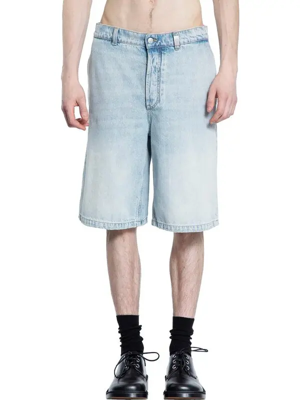 Alexander McQueen Denim Shorts - Blue