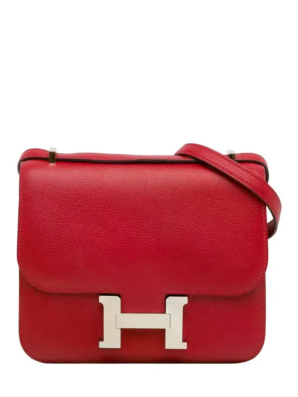 Hermès Pre-owned Mini Constance Crossbody Bag - Red