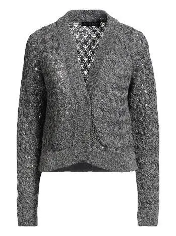 Fabiana Filippi Knitted Cardigan With Snap Fastenings - Blue