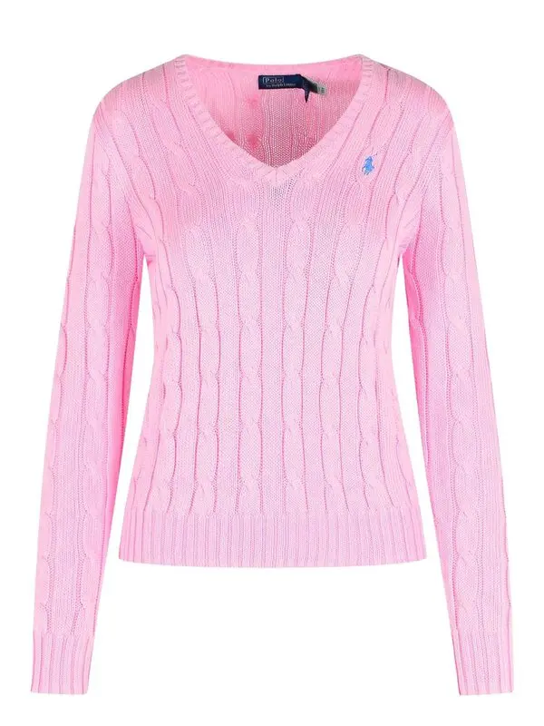 Ralph Lauren Kimberly Cotton Sweater - Pink