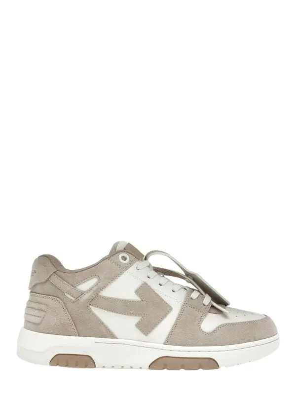 Off-White Out Of Office Ooo Low-top Sneakers - Beige/natural