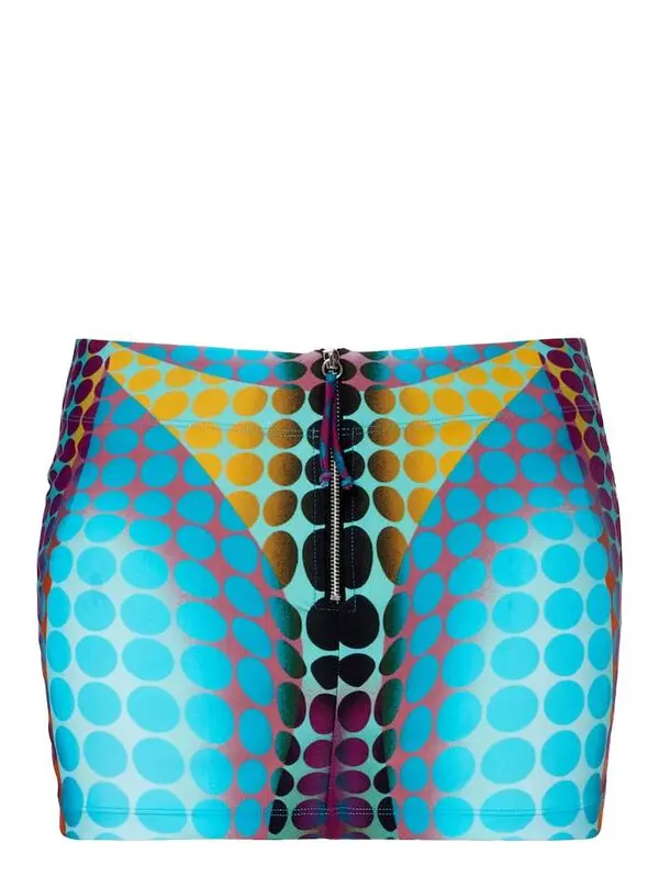 Jean Paul Gaultier Re-edition Printed Miniskirt - Multicoloured