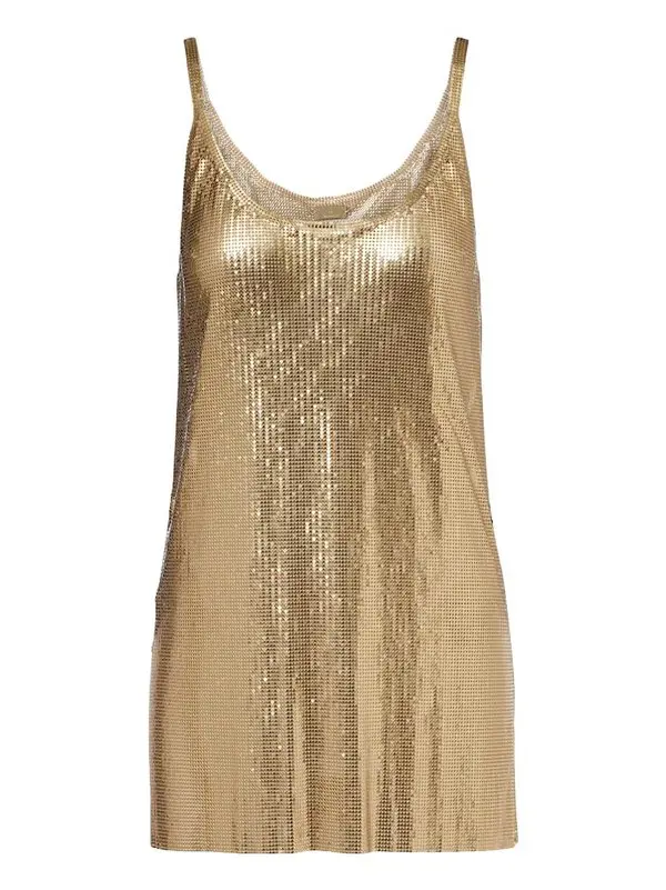 Rabanne Chainmail Minidress - Gold