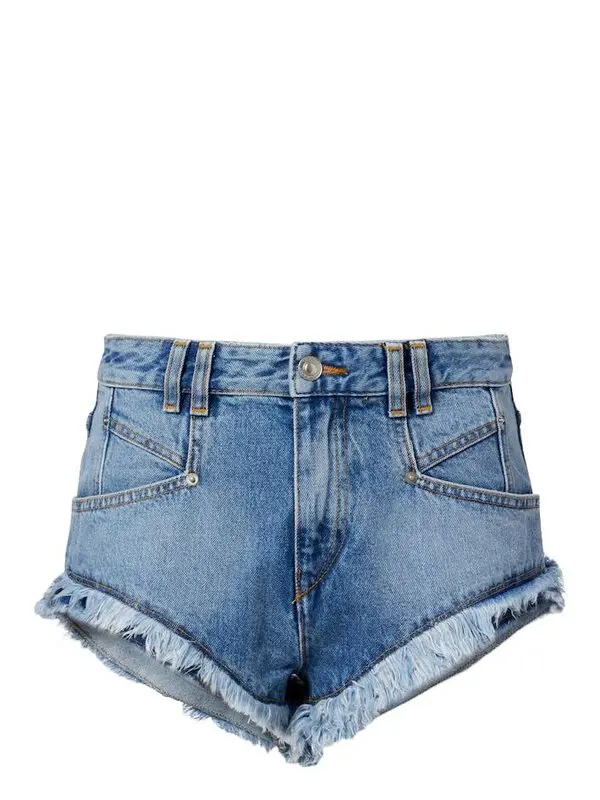 Isabel Marant Étoile Eneidala Denim Shorts - Blue