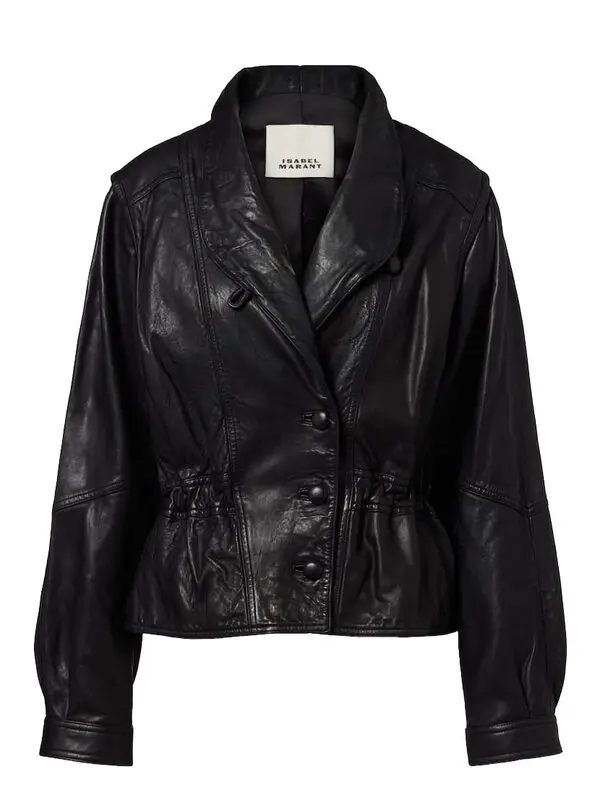 Isabel Marant Leather Jacket - Black
